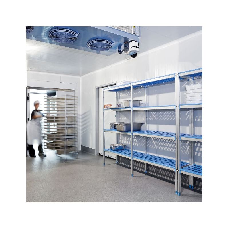 Kit rayonnages aluminium en "L" 4 niveaux pour C3.7A/PM