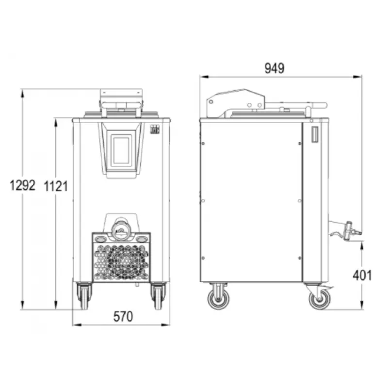 Fermenteur à levain Tradilevain 105 Litres, JAC