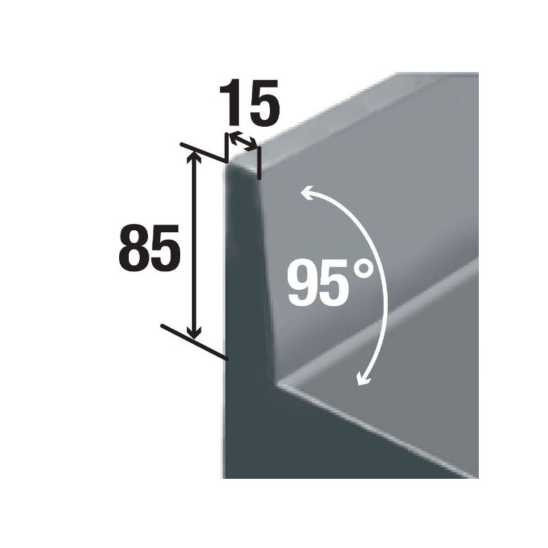 Table de "Chef" cuve à gauche (TV1871SA)
