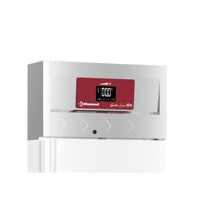 Armoire de congélation ventilée 700 Lit. 1 porte vitrée GN 2/1, sur roues